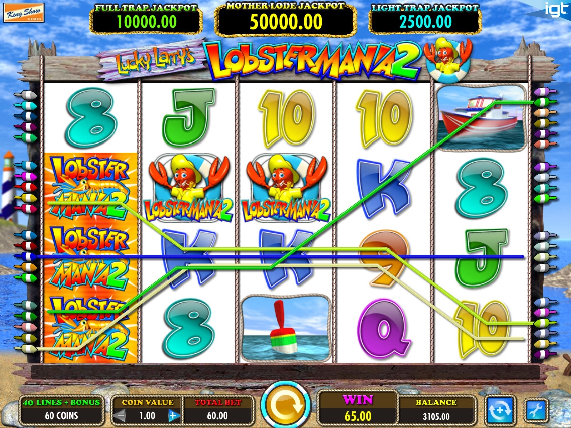 Lucky Larry’s Lobstermania 2 by IGT (RTP 96.52%) x8000 🎰 Slot Review ... Lucky Larry’s Lobstermania 2 by IGT (RTP 96.52%) x8000 🎰 Slot Review ...