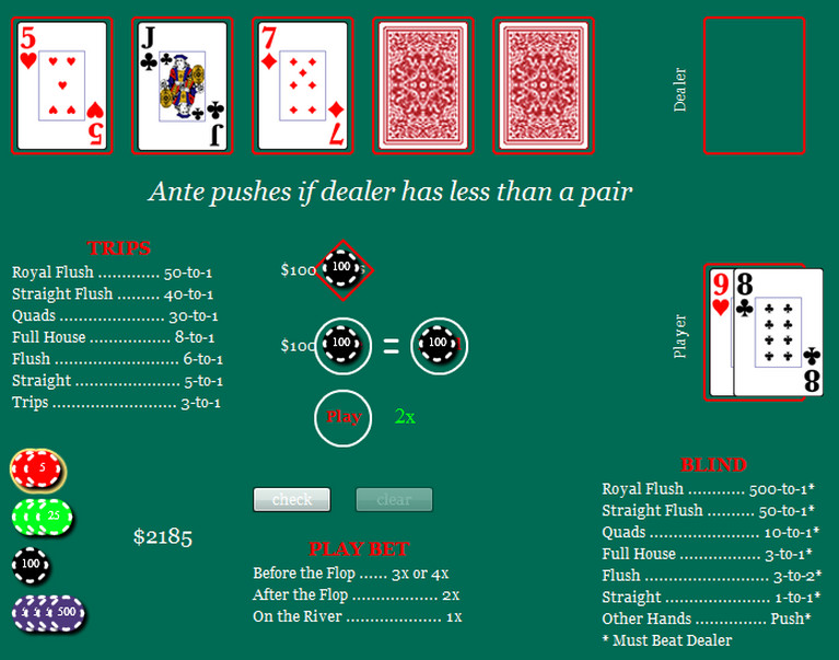 Ultimate Texas Hold'em: Game Rule - (Poker) | Casinoz